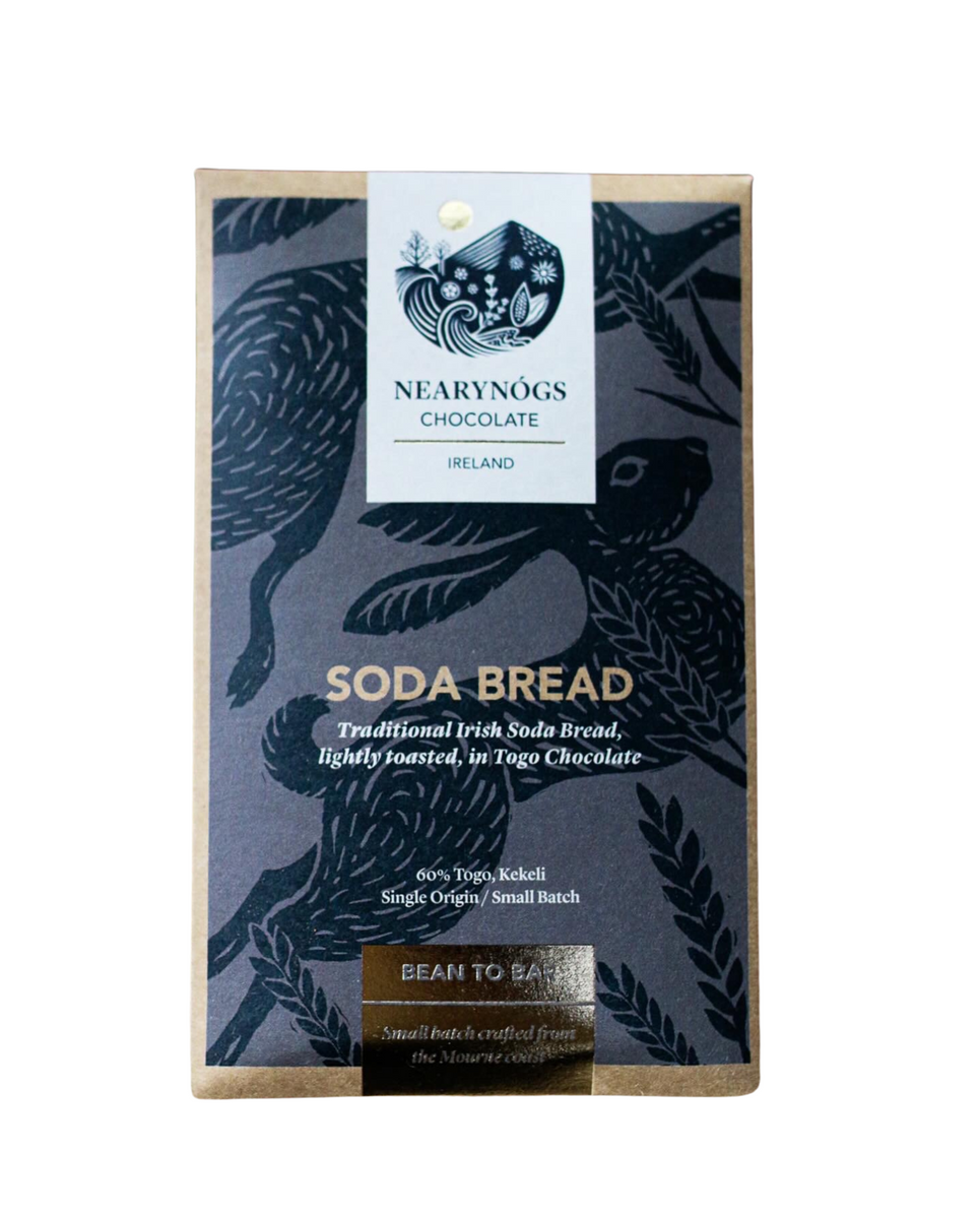 Irish soda bread Chocolate bar, 60g – NearyNógs Stoneground Chocolate